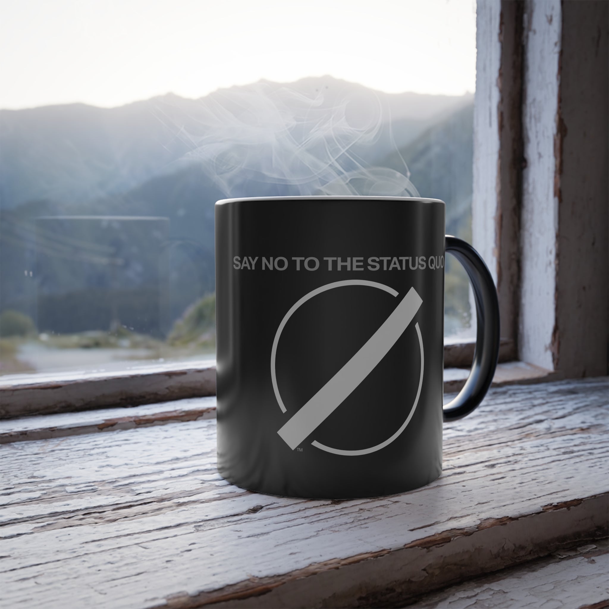 Color Morphing Mug - "Say No to the Status Quo" – Say No to The Status Quo